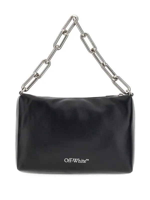 Off-White Leather Tote Bag