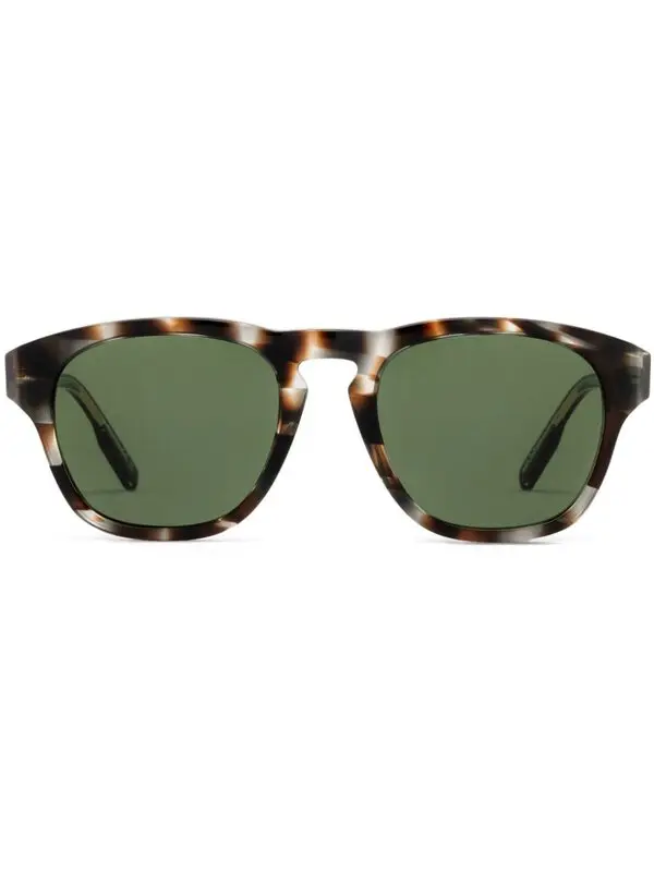 Zegna Square-frame Sunglasses - Brown