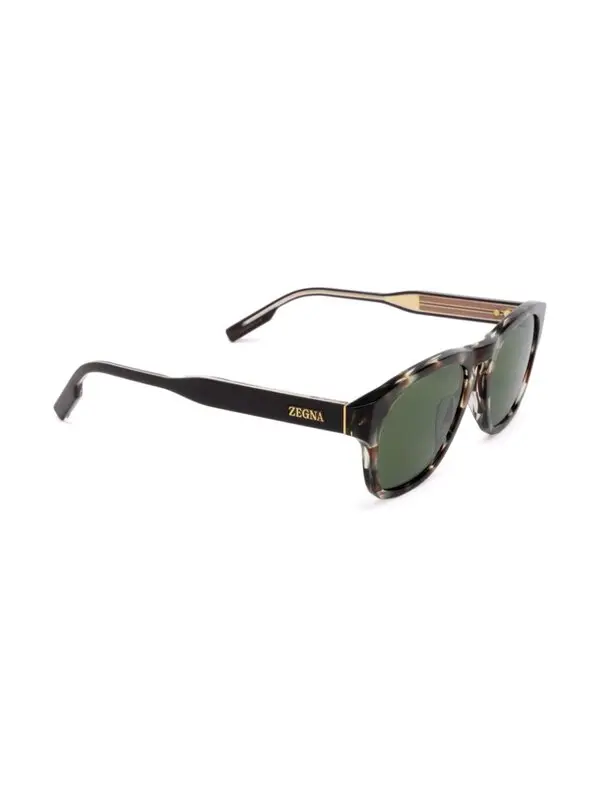 Zegna Square-frame Sunglasses