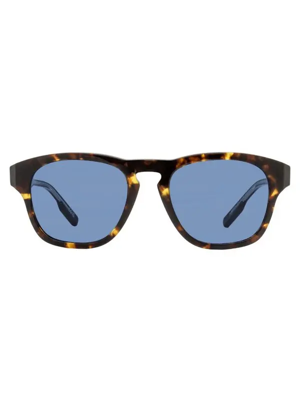 Zegna Logo-engraved Sunglasses - Brown