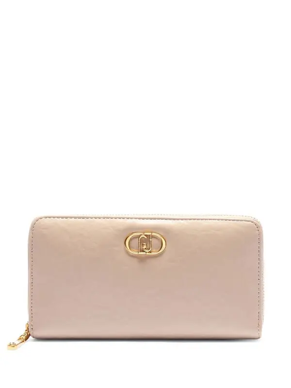 Liu Jo Large Zip-around Purse - Neutrals