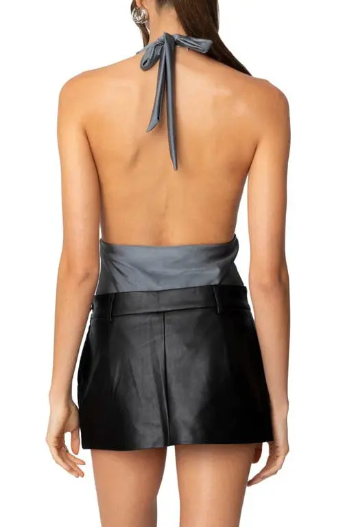 EDIKTED Halter Bodysuit
