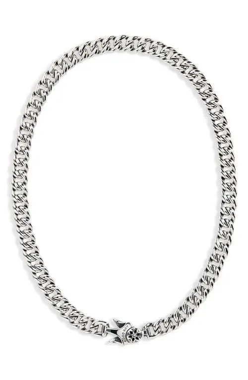 Good Art Hlywd Sterling Curb Chain Necklace - Silver