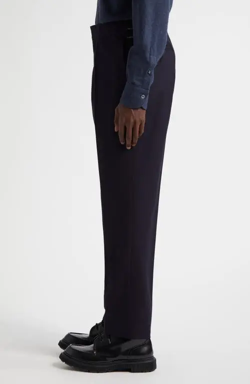 Thom Sweeney Pleated Virgin Wool Twill Trousers