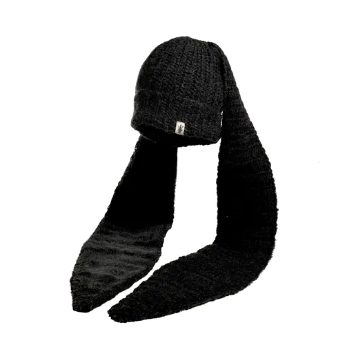 NIRVANNA DESIGNS Oversized Ear Beanie - Charcoal