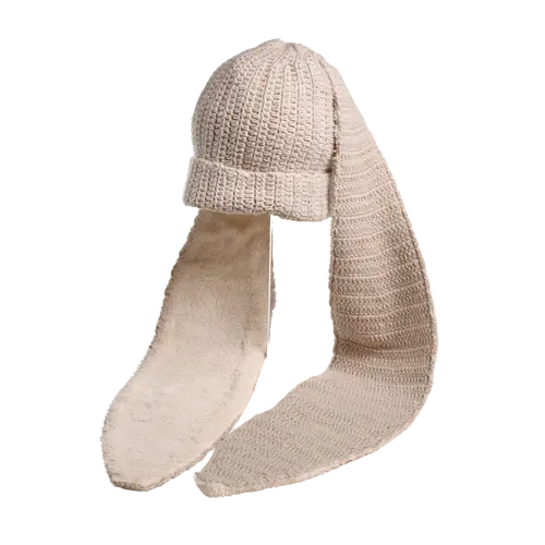 NIRVANNA DESIGNS Oversized Ear Beanie - Linen