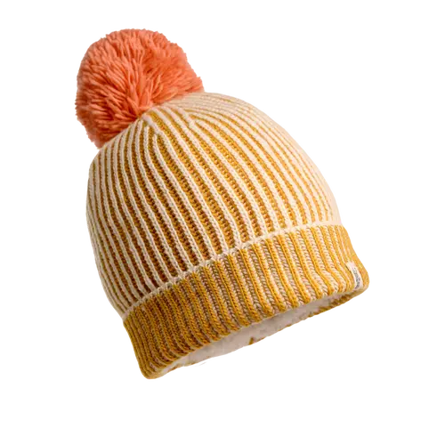 NIRVANNA DESIGNS Allen Pom Beanie - Honey