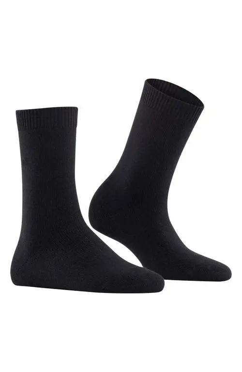 Falke Cosy Crew Socks - Black