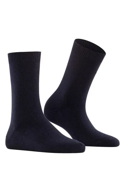 Falke Cosy Crew Socks - Dark Navy