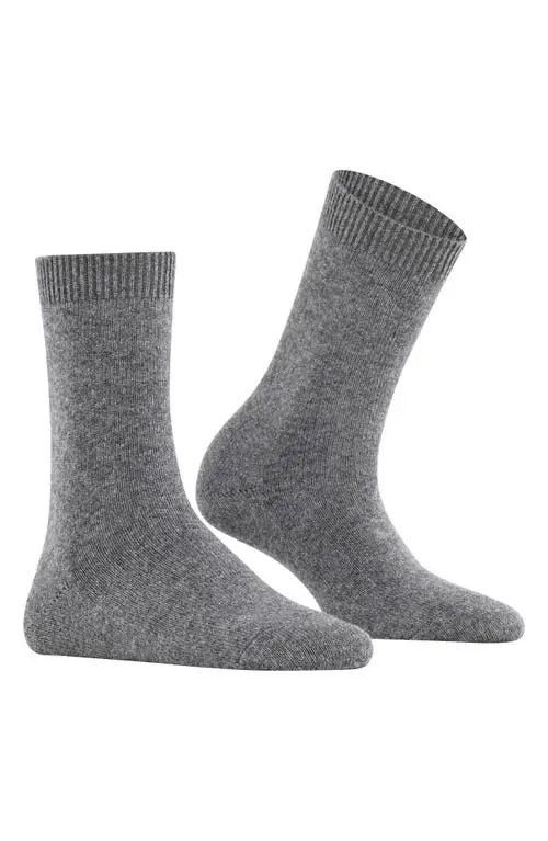 Falke Cosy Crew Socks - Light Grey
