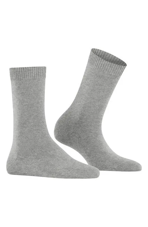Falke Cosy Crew Socks - Light Heather