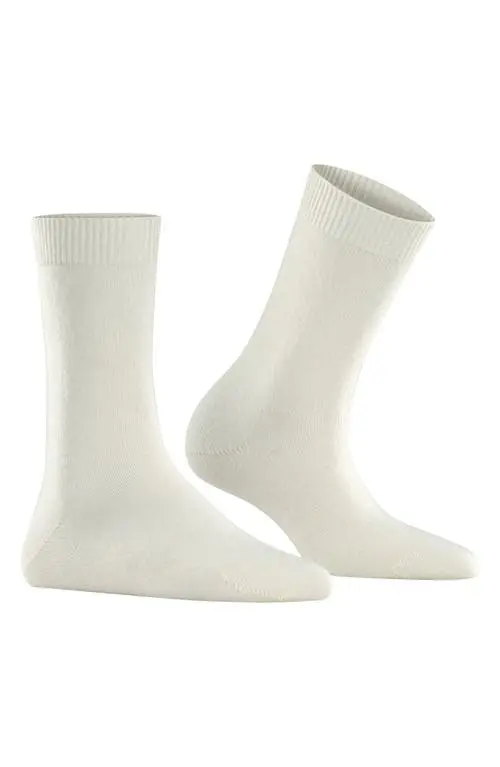 Falke Cosy Crew Socks - Off White