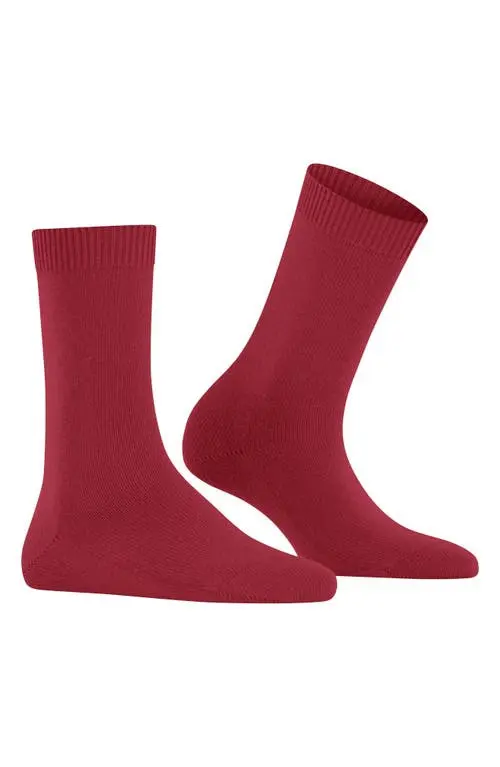 Falke Cosy Crew Socks - Scarlet