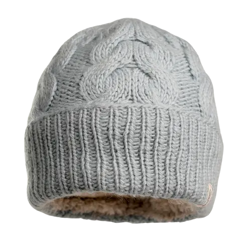 NIRVANNA DESIGNS Lenox Cable Knit Beanie - Ash