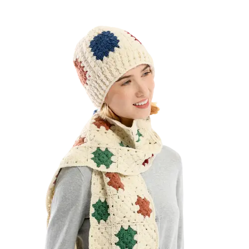 NIRVANNA DESIGNS Crochet Patch Beanie