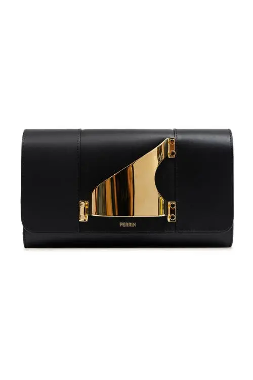 Perrin L'eiffel Clutch Classic - Black