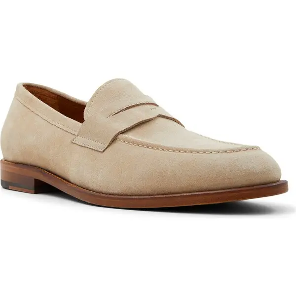 Brooks Brothers Greenwich Penny Loafer - Medium Beige