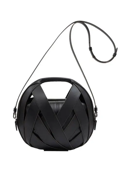 Perrin Le Petit Panier Crossbody Bag - Black