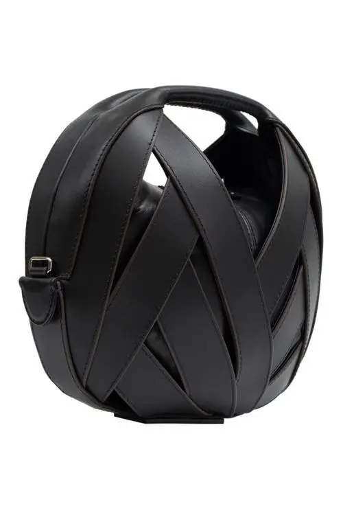 Perrin Le Petit Panier Crossbody Bag - Black