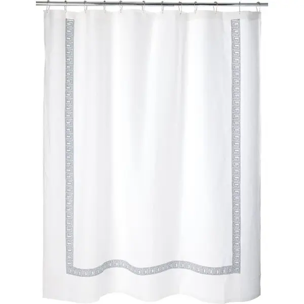 MATOUK Ophelia Linen Shower Curtain - Indigo