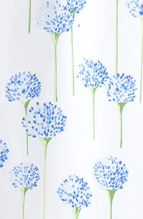 MATOUK Floral Shower Curtain - Azure