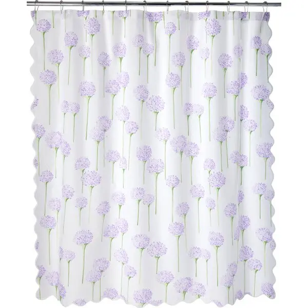 MATOUK Floral Shower Curtain - Lavender