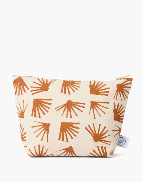 DANCE HAPPY Ginkgo Cosmetic Bag - Rust