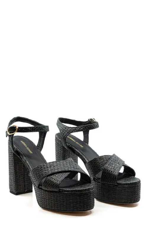 ANDREA GOMEZ Bella Sandal - Black