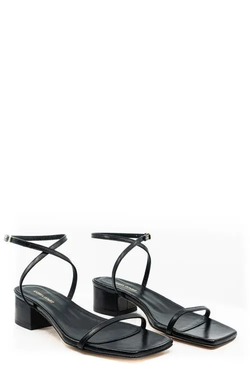 ANDREA GOMEZ Brook Minimal Sandals - Black