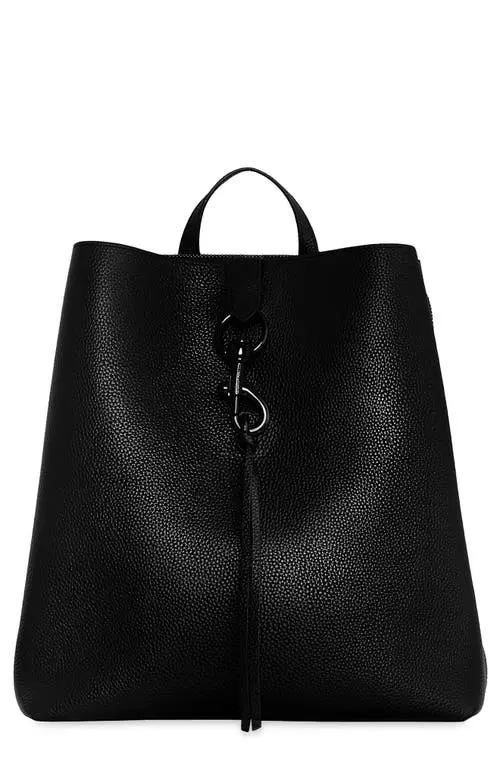 Rebecca Minkoff Megan Leather Backpack - Black