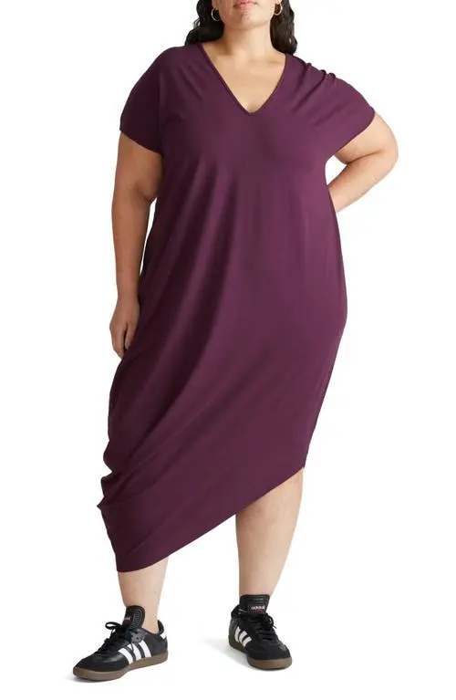 Universal Standard Geneva Asymmetric T-shirt Dress - Aa