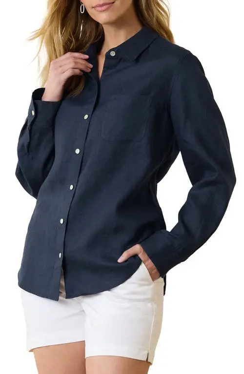 Tommy Bahama Coastalina Linen Shirt - Coastline