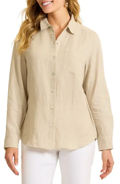 Tommy Bahama Coastalina Linen Shirt - Natural