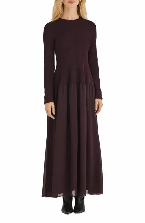 Rebecca Taylor Calla Maxi Dress - Raisin