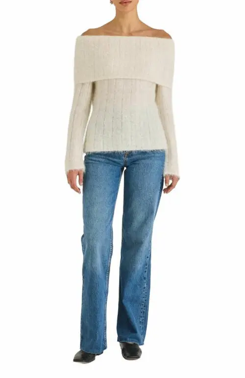 Rebecca Taylor Miro Off-the-shoulder Sweater