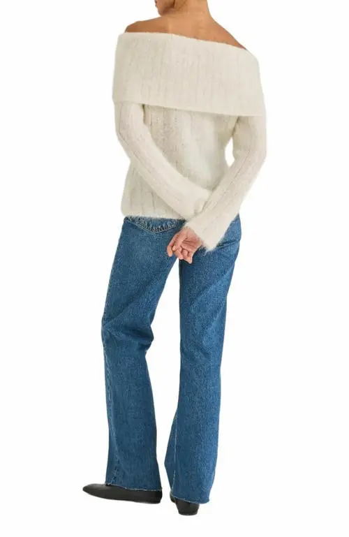 Rebecca Taylor Miro Off-the-shoulder Sweater