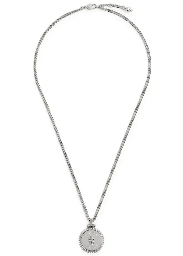 Alexander McQueen Sovereign Skull Pendant Necklace