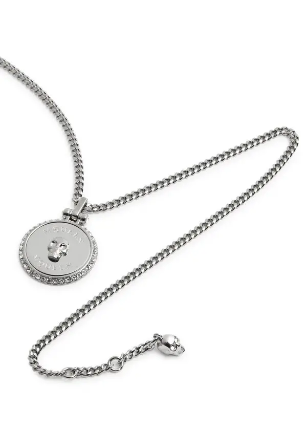 Alexander McQueen Sovereign Skull Pendant Necklace