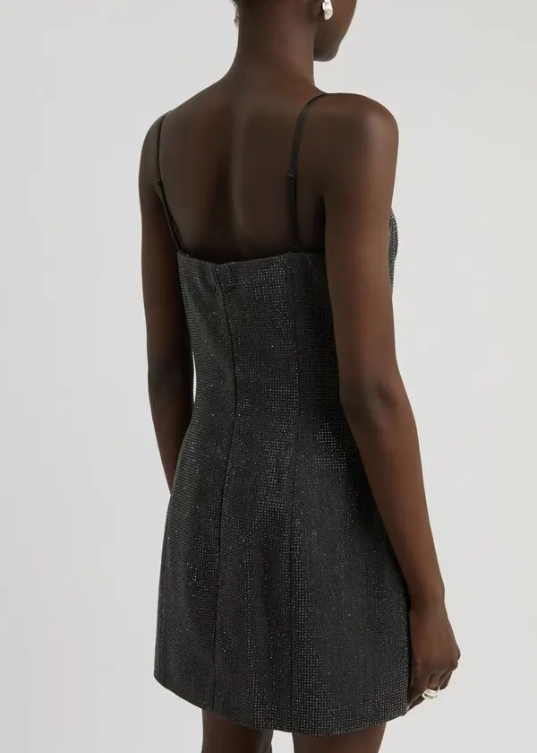 Alexander Wang Crystal-embellished Mini Dress