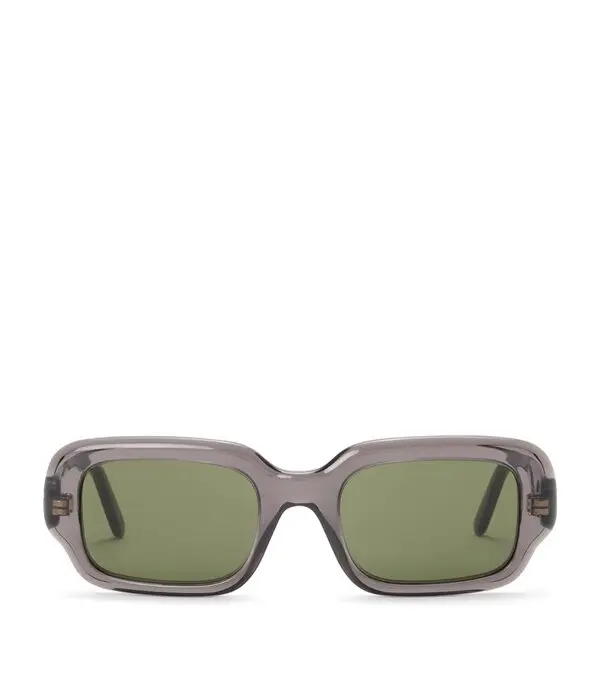 Loewe Acetate Rectangular Slim Sunglasses - Grey