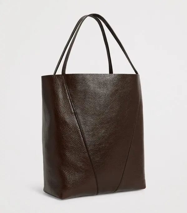 Chloé Large Calfskin Spin Tote - Brown