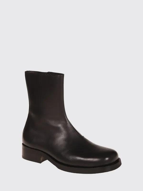 Our Legacy Camion Leather Ankle Boots - Black