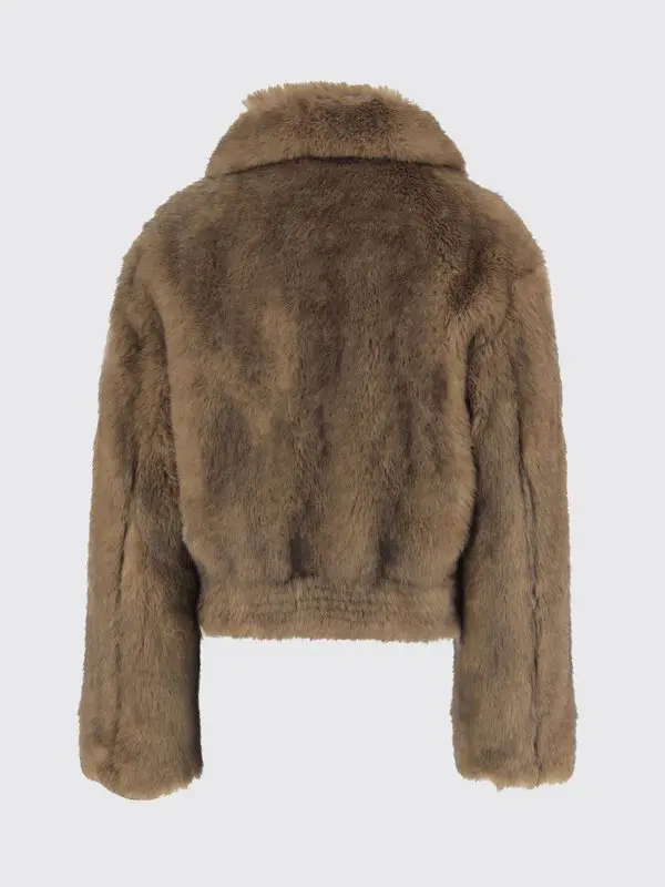 STAND STUDIO Fur Coat - Brown
