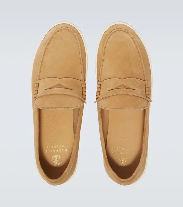 Brunello Cucinelli Suede Loafers