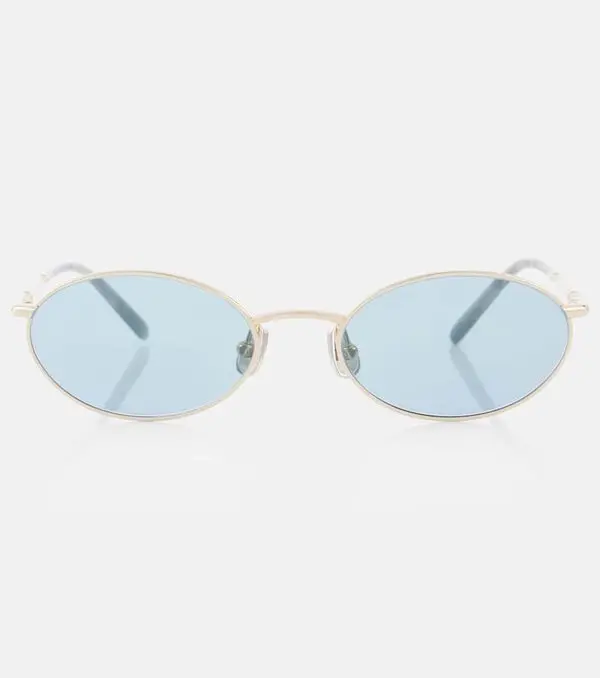 Brunello Cucinelli Round Frame Sunglasses - Gold