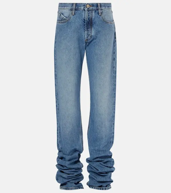 Attico Mid-rise Straight Leg Jeans
