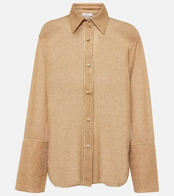 Oseree Lumière Lamé Shirt