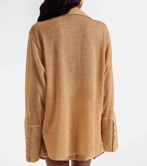 Oseree Lumière Lamé Shirt