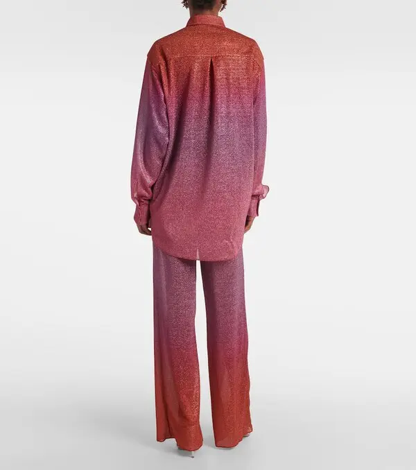 Oseree Lumière Lamé Shirt - Multicoloured