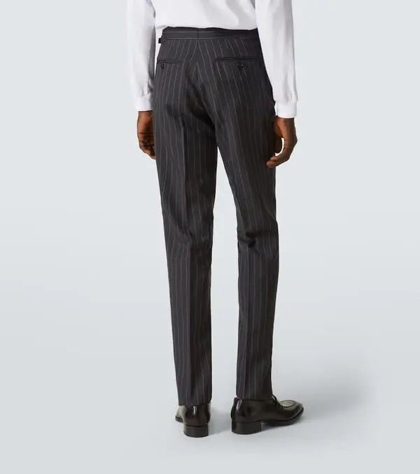 TOM FORD Pinstripe Wool And Mohair Suit